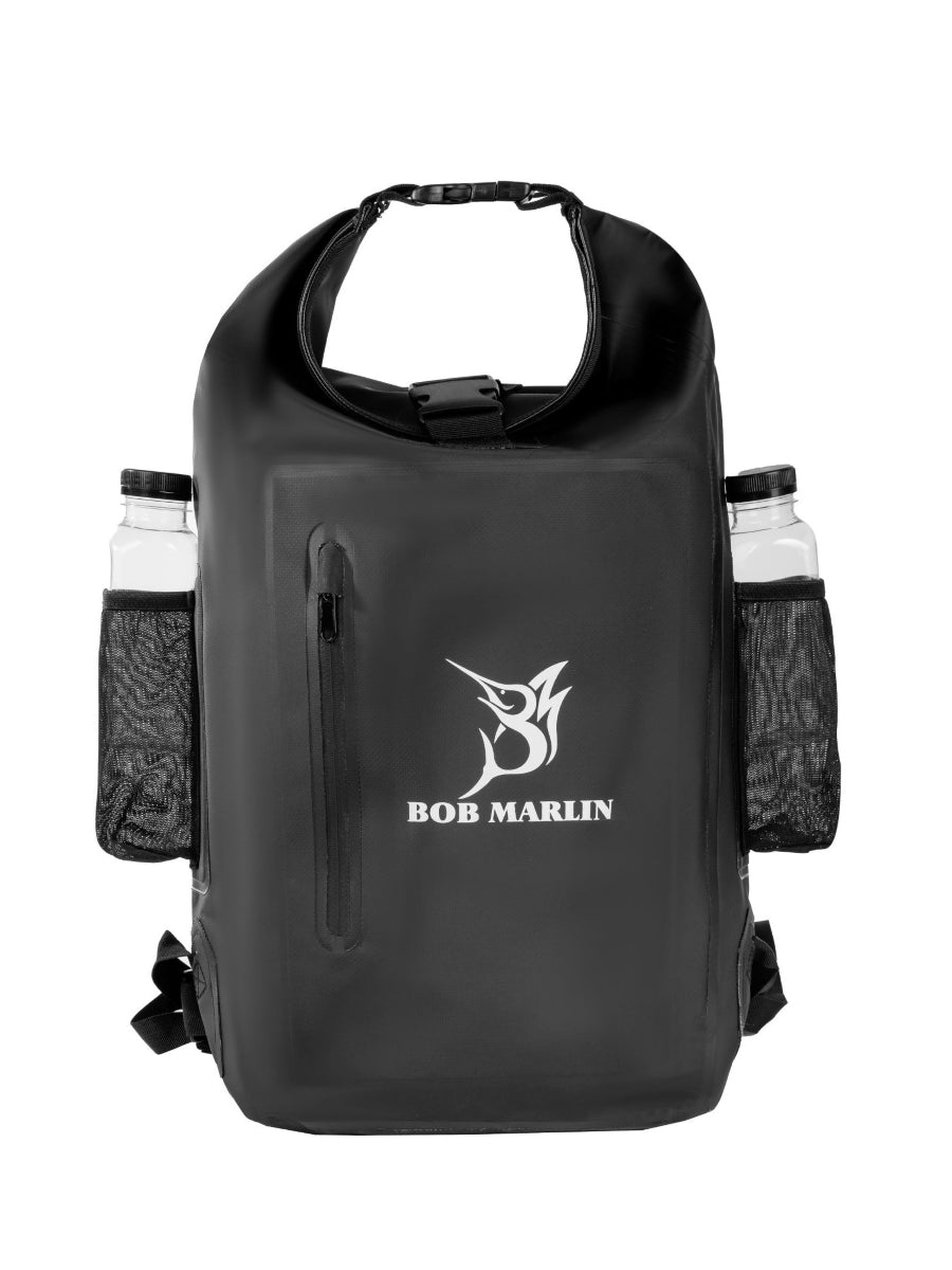 Black Waterproof Backpack - Marlin Backpack USA – BobMarlinGear